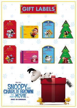 Peanuts gift labels v2 | Confusions and Connections
